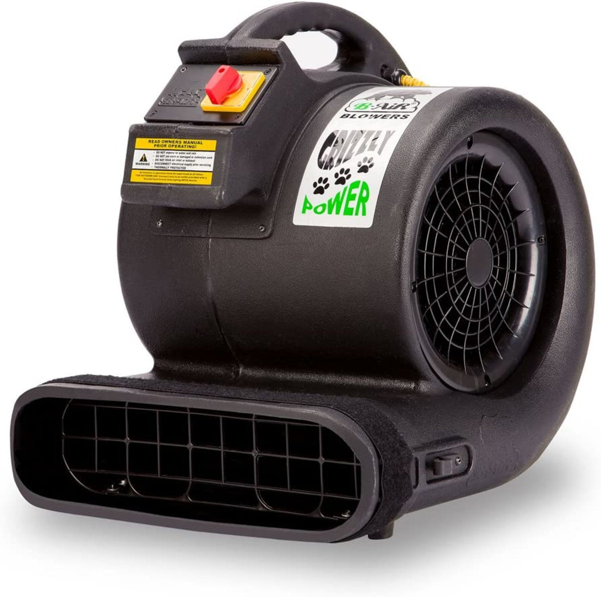 B-Air Grizzly 1 HP 3 Speed Commercial Air Mover & Blower Fan, BA-GP-1-