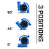 B-Air VP-25 ¼ HP Commercial Air Mover & Blower Fan: blue